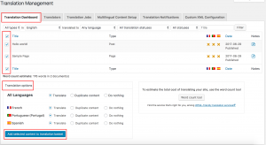 Using WPML's Translation Management - WPML