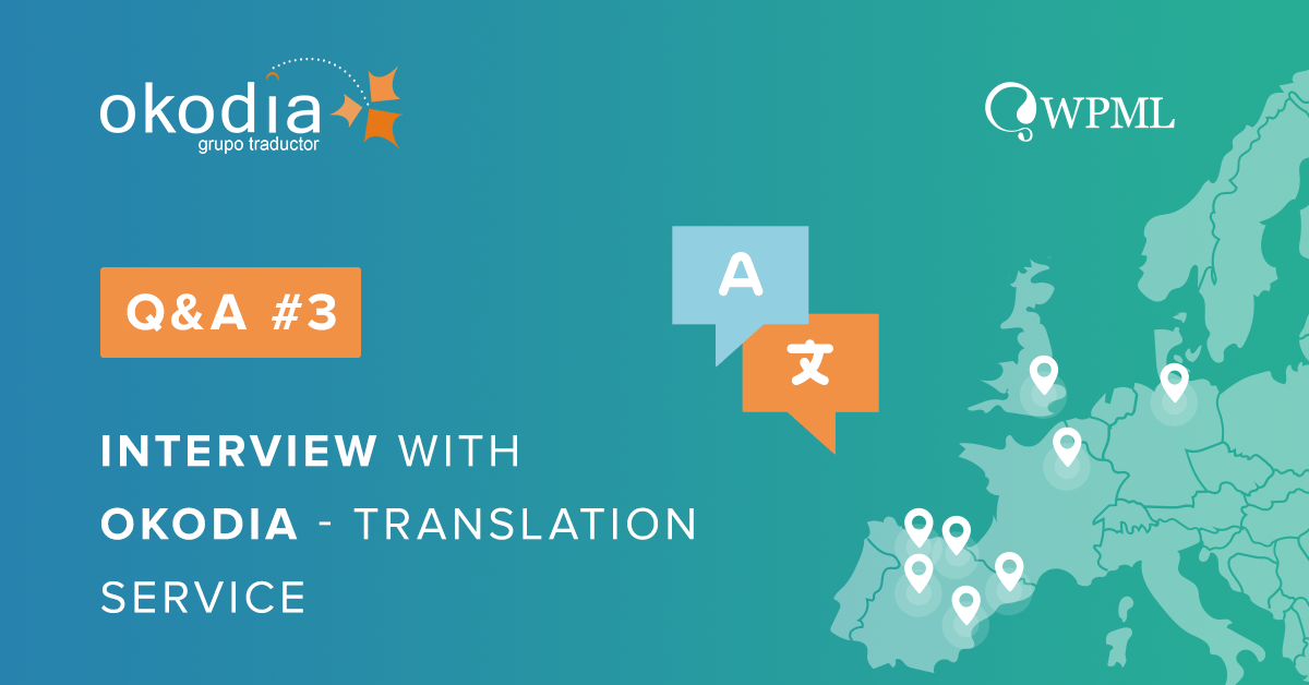 An interview with OKODIA translation service - WPML