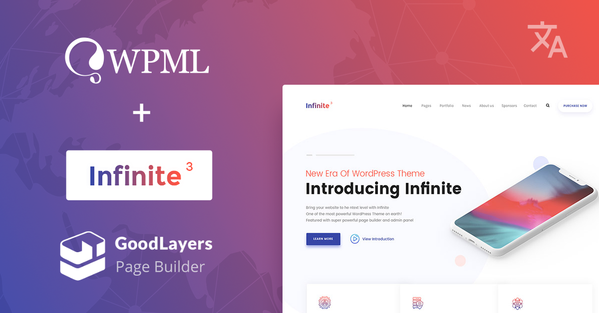 Infinite theme and GoodLayers page builder are now WPML-Ready! - WPML
