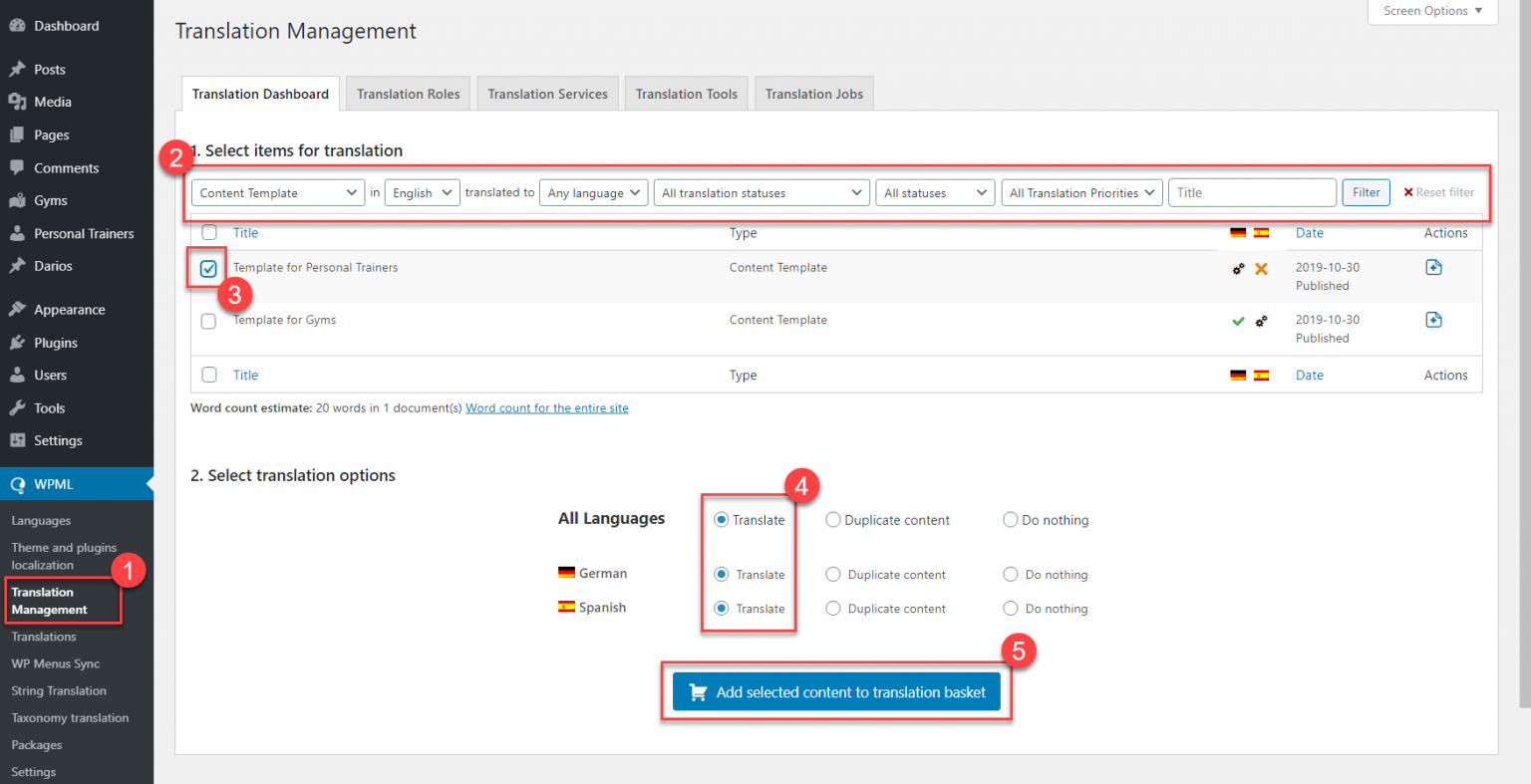 How to create and translate templates for custom post types - WPML