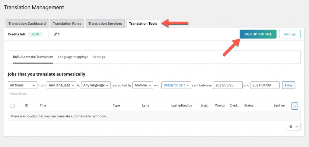 Using your automatic translation subscription for multiple sites - WPML