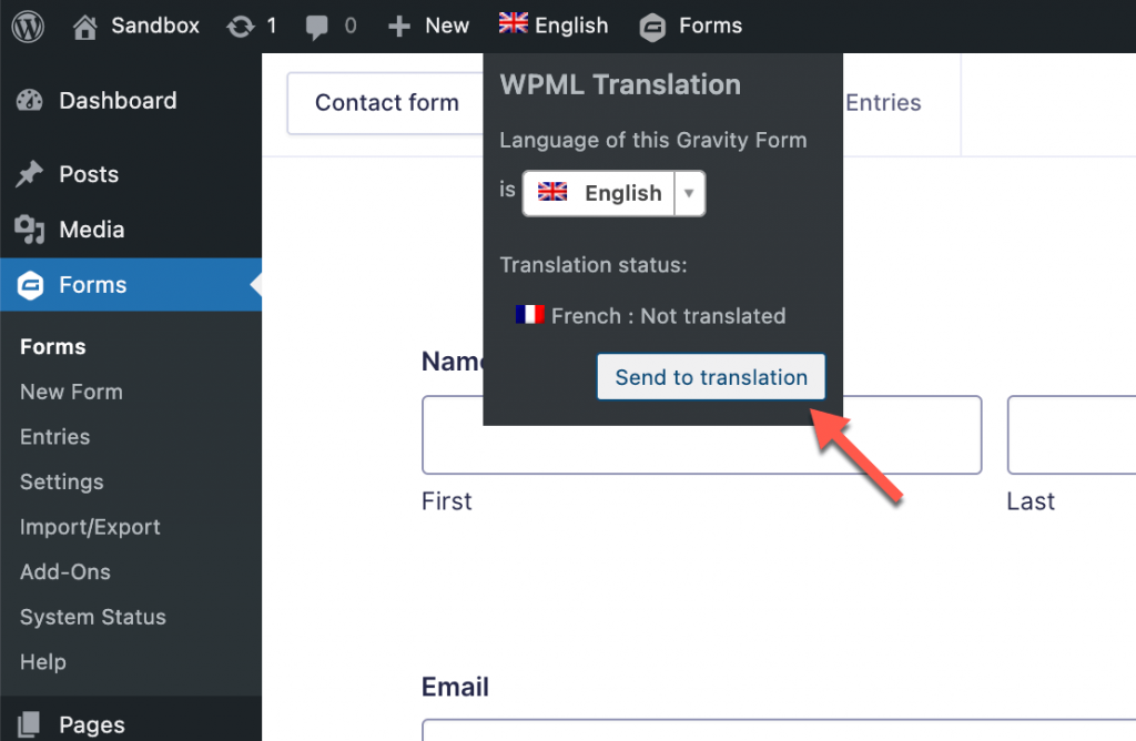 Gravity Forms Multilingual - Easy Forms Translation with WPML