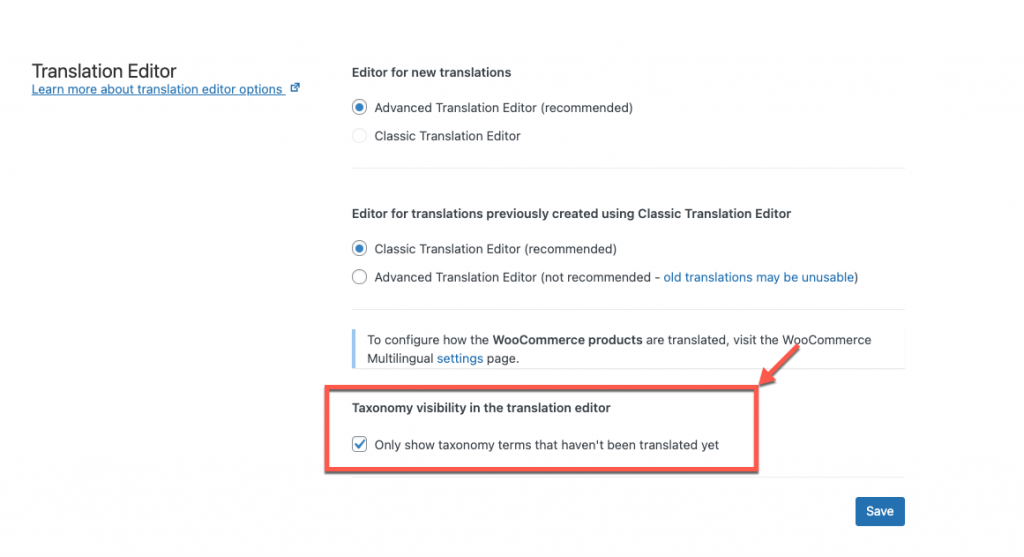 Classic Translation Editor - WPML