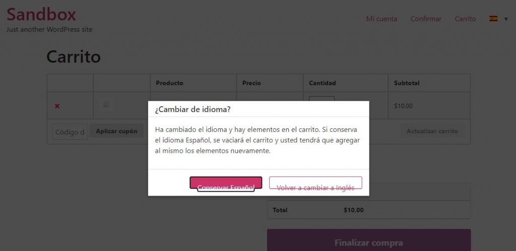 Hello Elementor Theme Reset The Cart Button Text Is Not Showing Correctly WPML