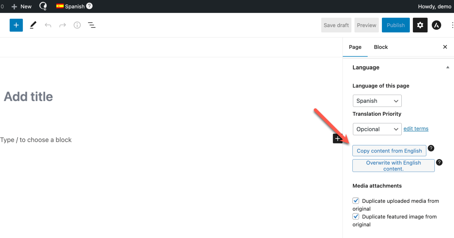 Displaying Untranslated Content in Secondary Languages - WPML