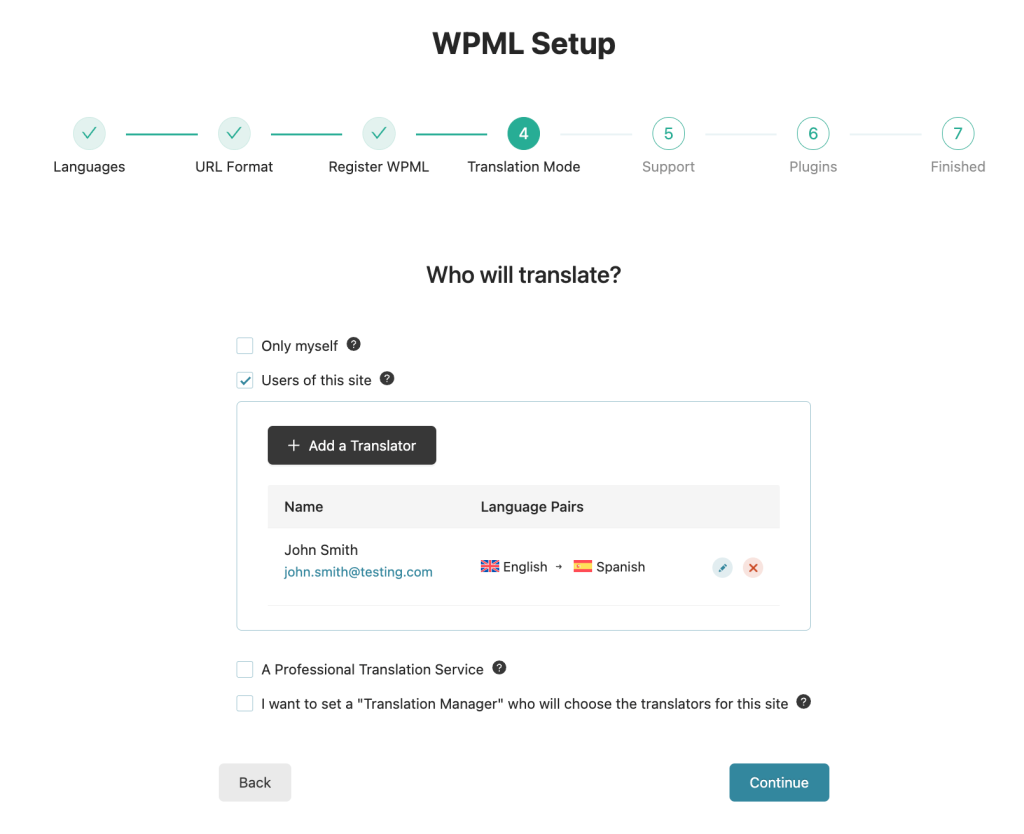 Translation Management - WPML