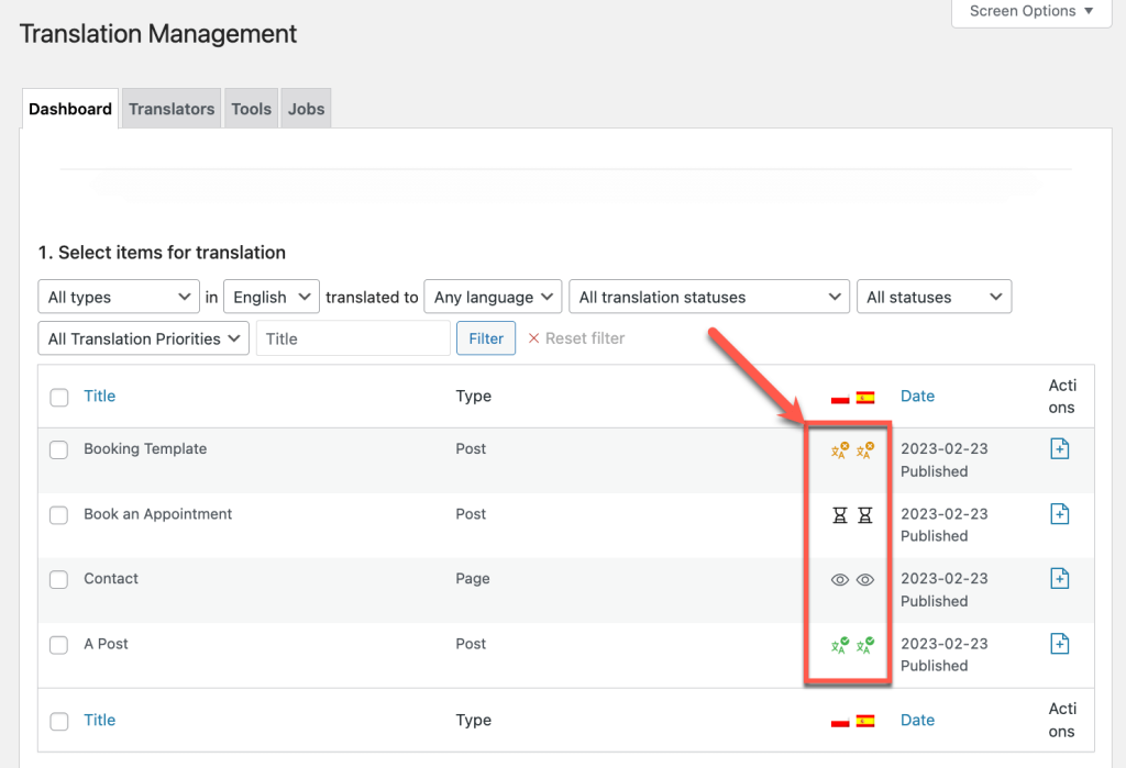 Translation Management - WPML