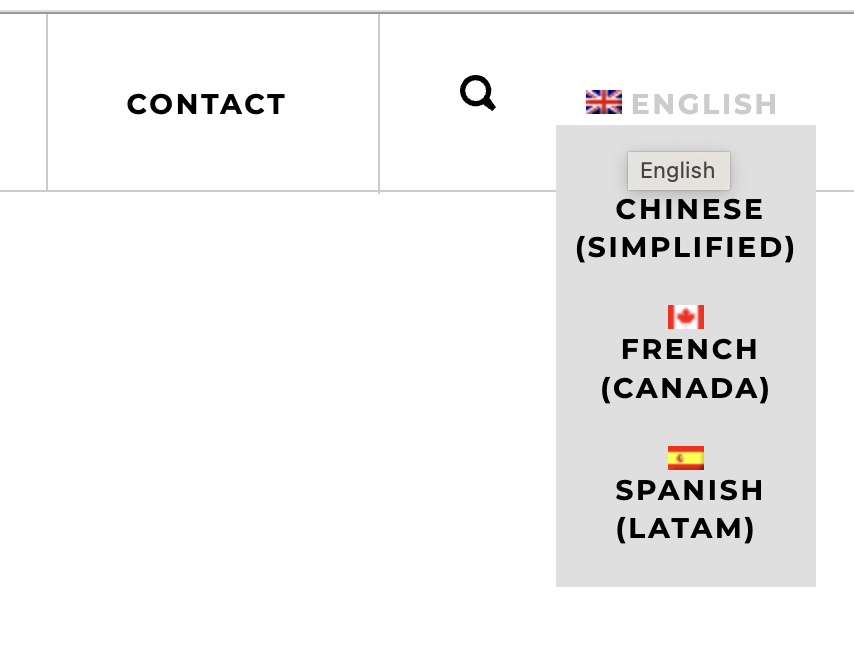 Language menu dropdown formatting - WPML Language menu dropdown formatting - WPML
