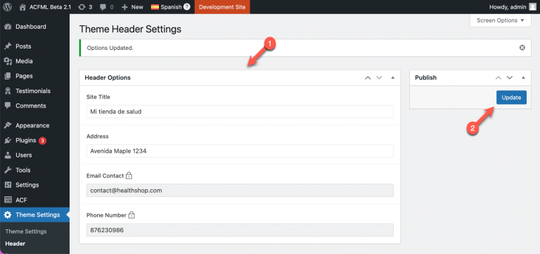 Translating the ACF Options Page Custom Fields With WPML - WPML