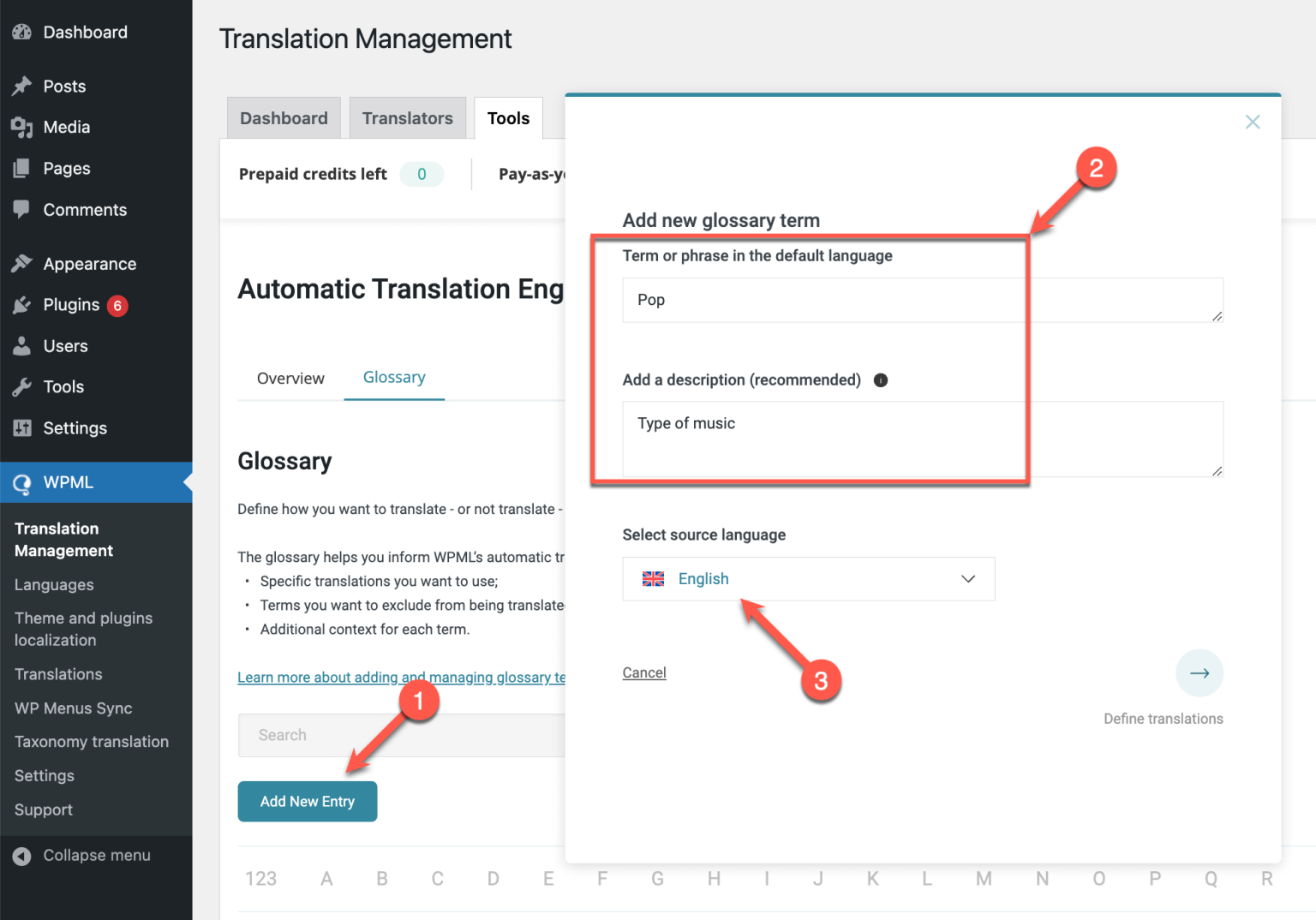 How to Use the Glossary for Accurate Translations - WPML