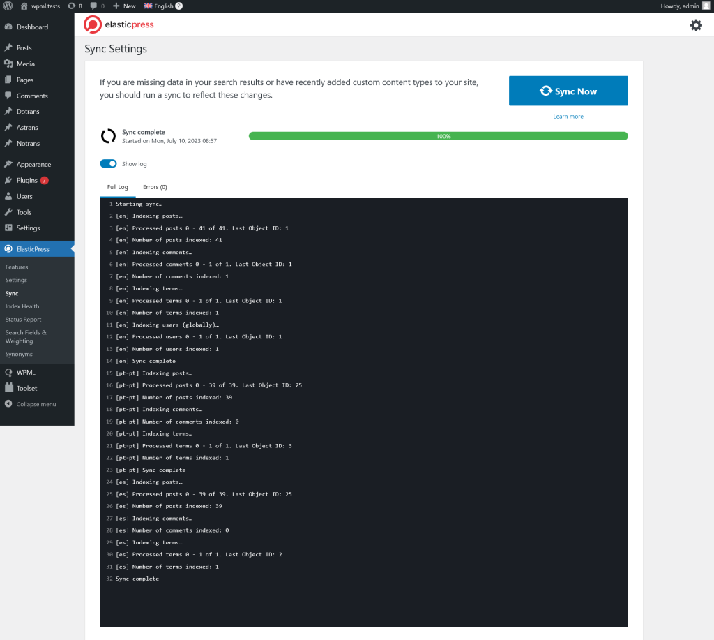 WPML ElasticPress – Display Multilingual Search Results