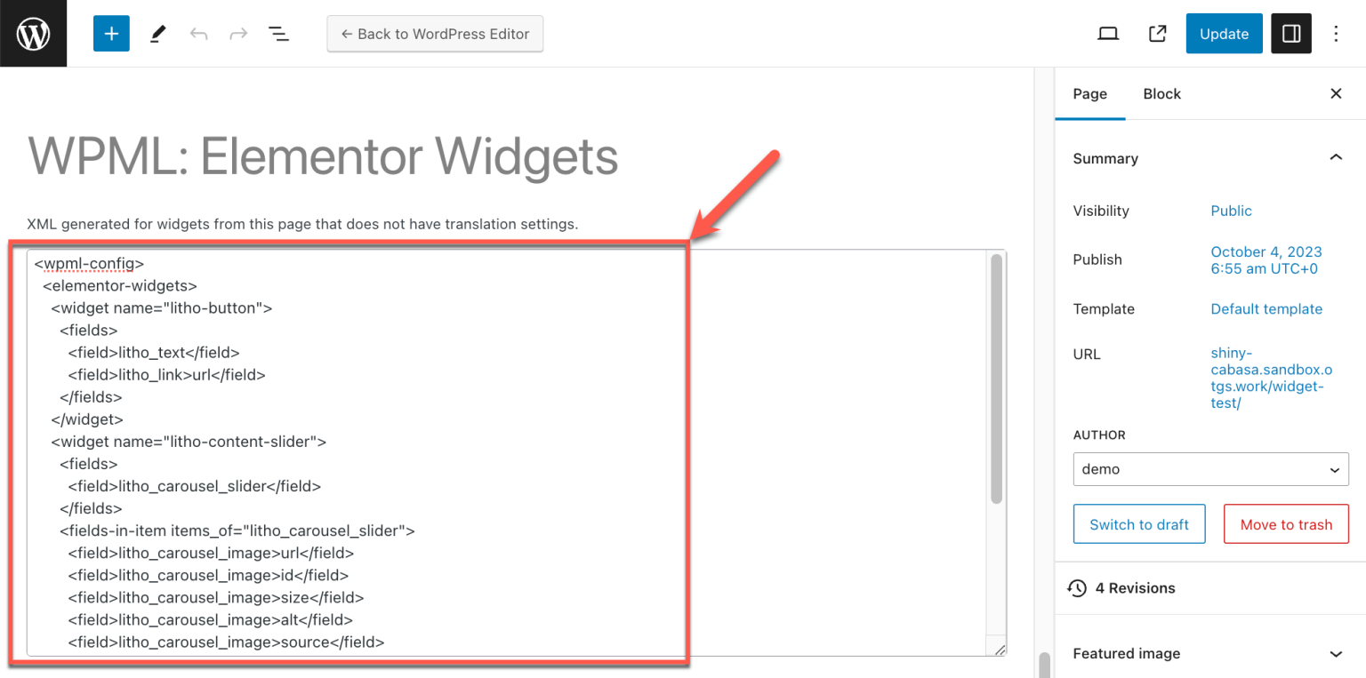 Registering Custom Elementor Widgets for Translation Using the Multilingual Tools Plugin - WPML
