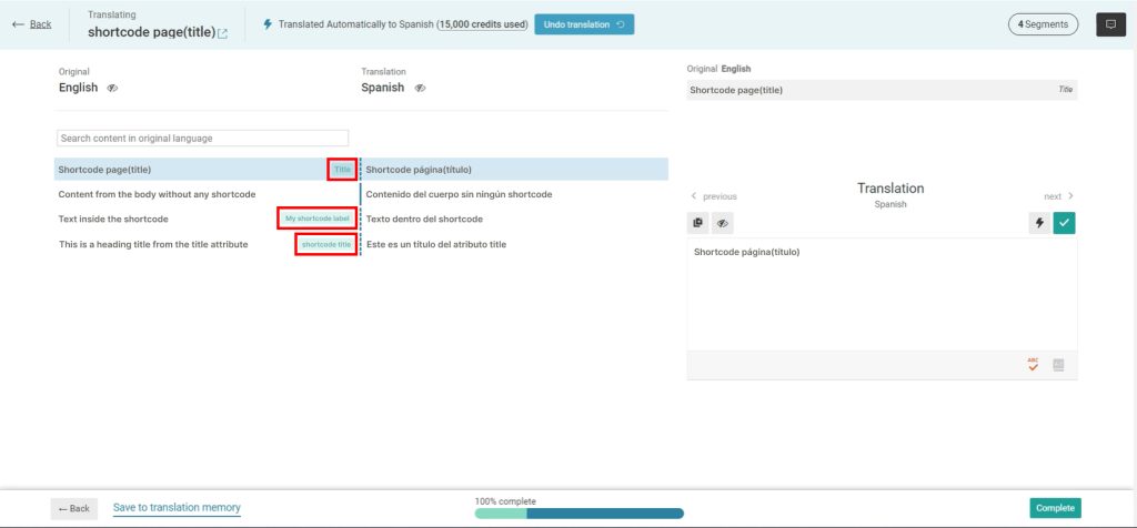 Register Page Builder Content for Translation - WPML