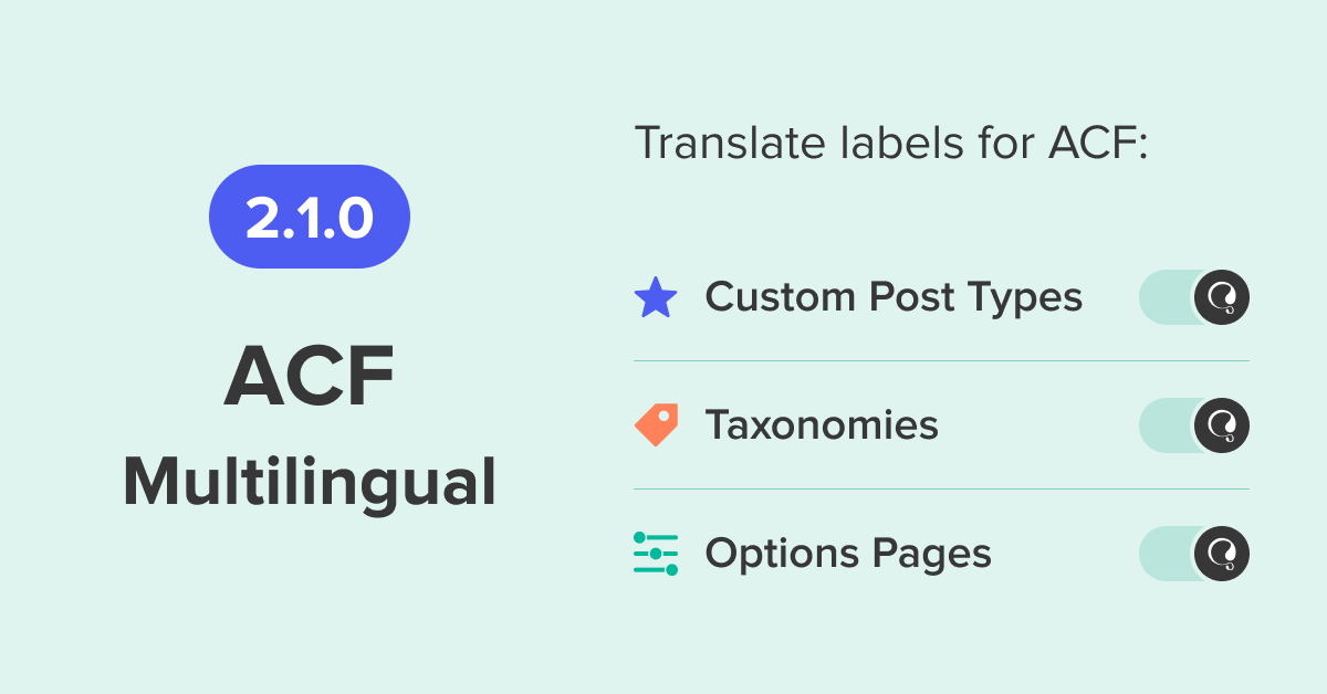 ACF Multilingual 2.1.0 – Full Support for Custom Post Types and ...