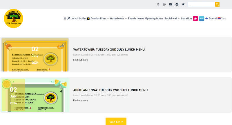 "Banana Tree " - WPML showcase