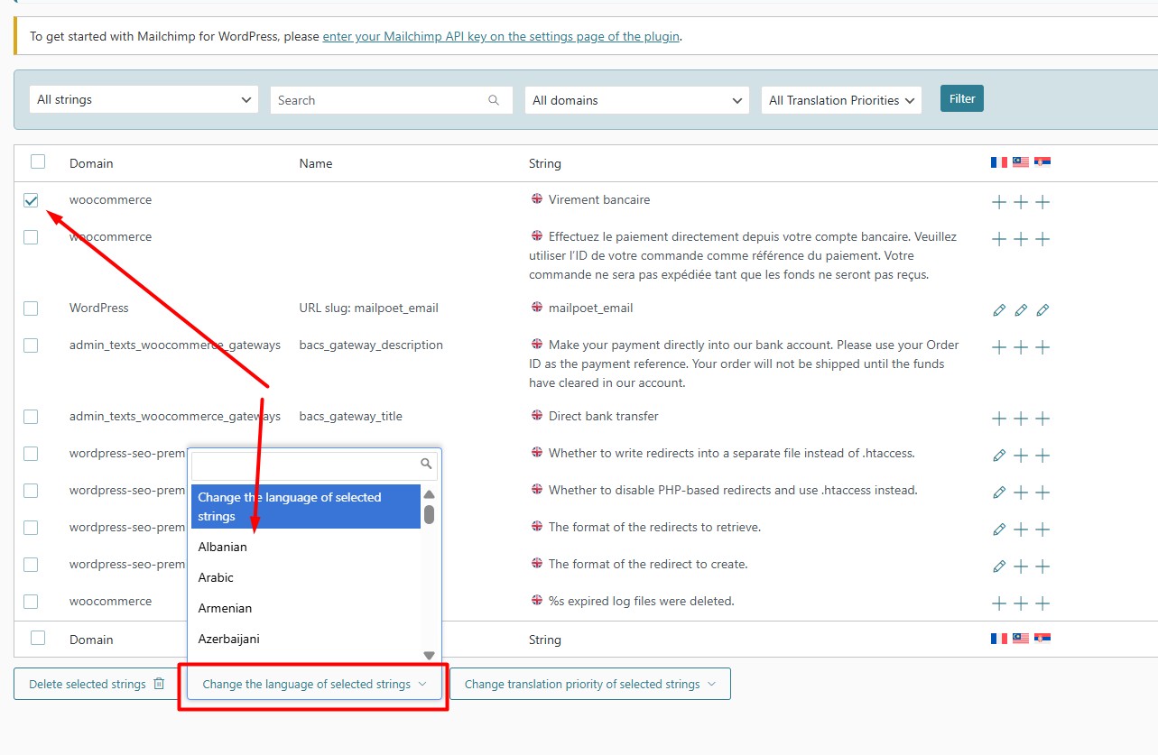 How to change a string in the original language? - WPML
